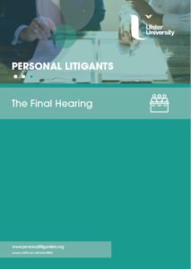 Personal Litigants NI